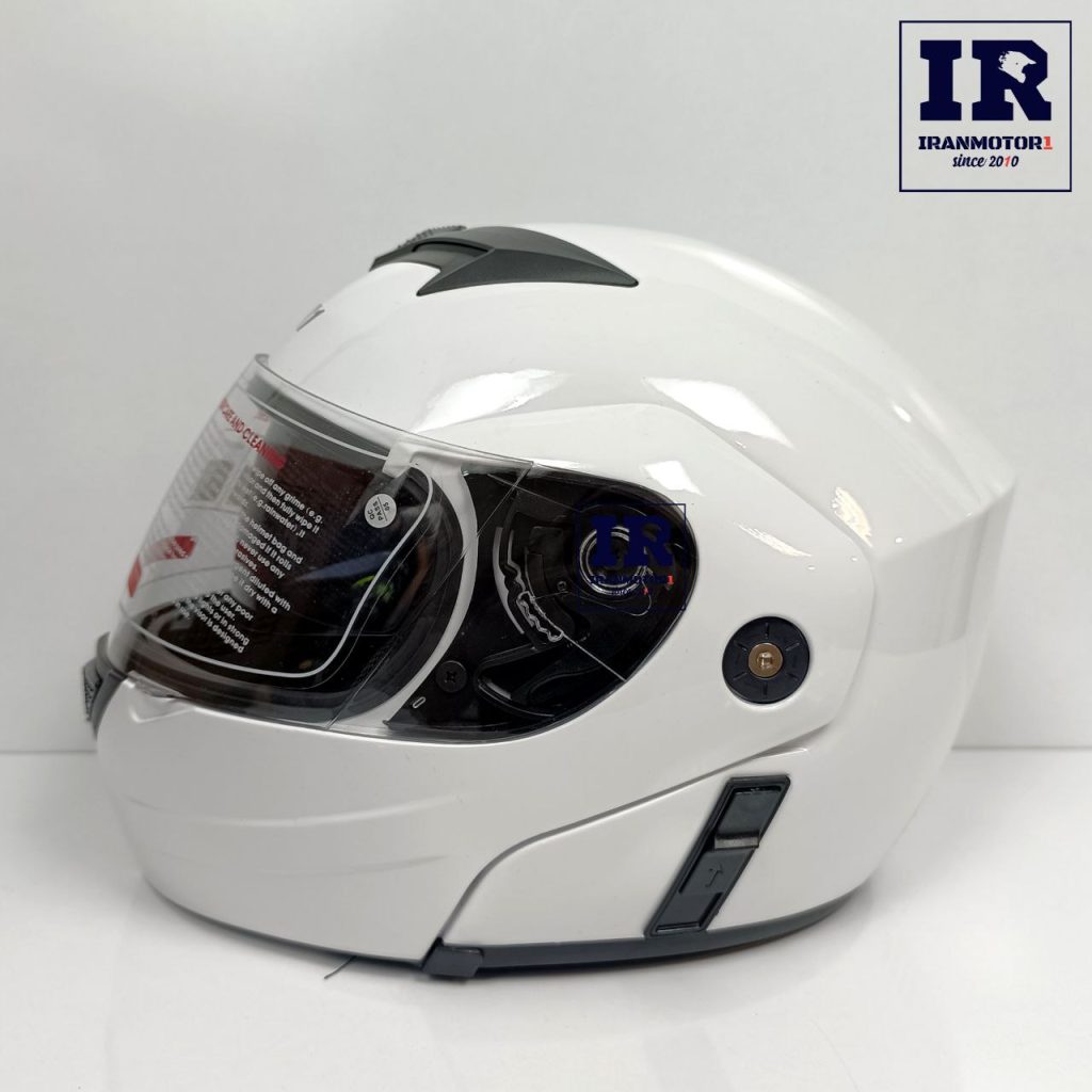 قیمت و خرید کلاه کاسکت فک متحرک DA1 دی ای وان کد 102 سفید | ایران موتور